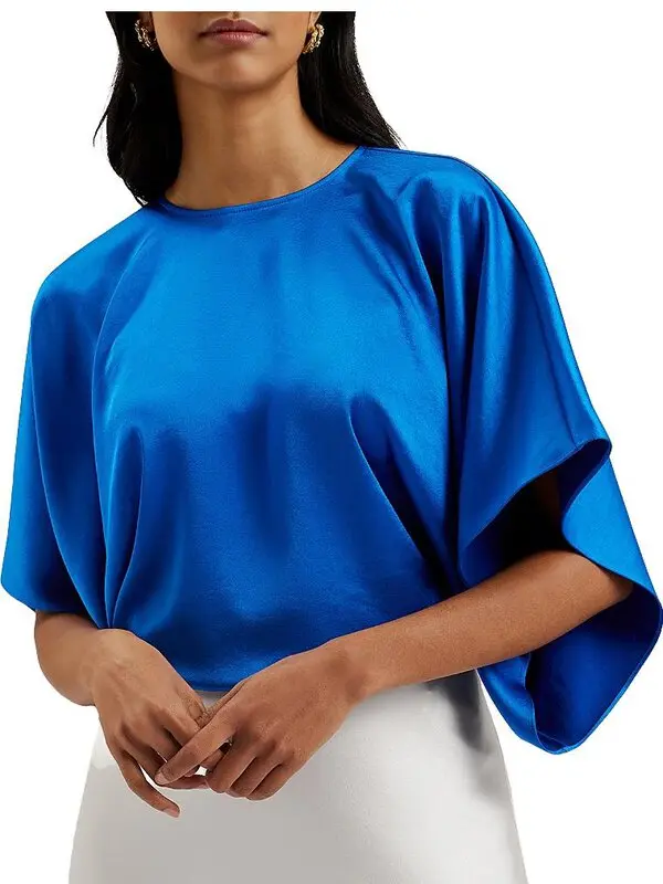 Ted Baker London Cherika Bat Wing Sleeve Top - Blue