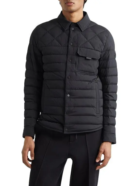 Moncler Iseran Quilted Down Jacket - Black
