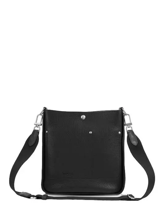 Shinola The Pocket Leather Crossbody Bag - Black