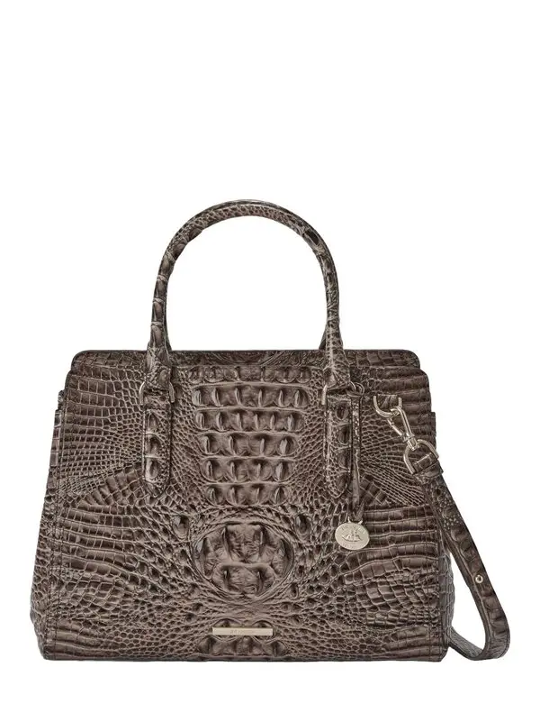 Brahmin Small Finley Satchel - Smokey Taupe Melbourne