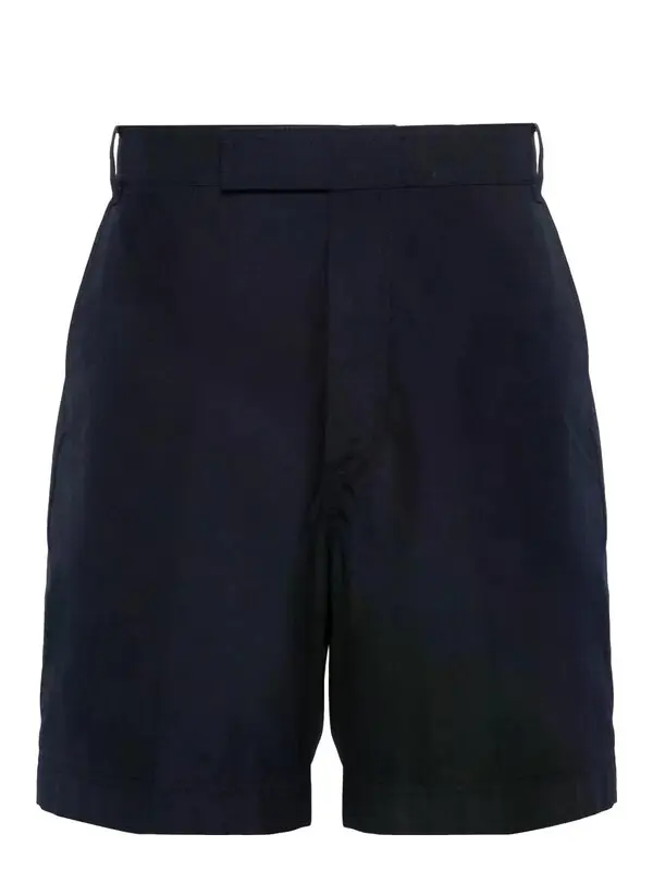 Thom Browne Mid-rise Chino Shorts - Blue