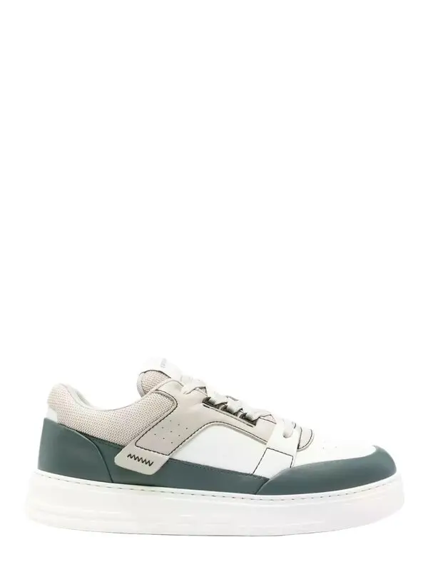 Emporio Armani Color Block Sneakers - Neutrals