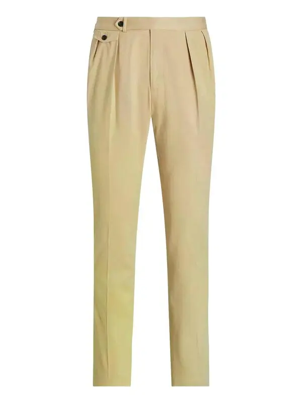 Polo Ralph Lauren Pleated Chino Trousers - Neutrals