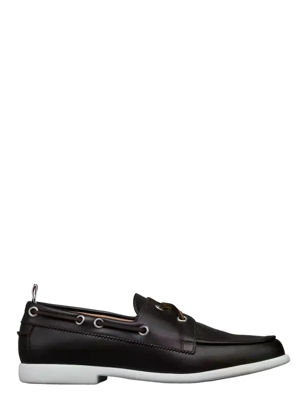Thom Browne Brogue Boat Shoes - Brown