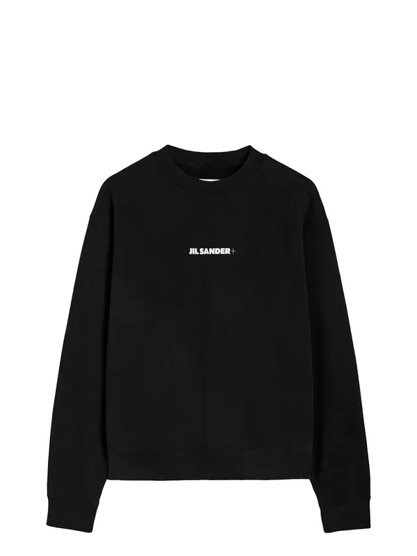 JIL SANDER Logo-print Sweatshirt - Black