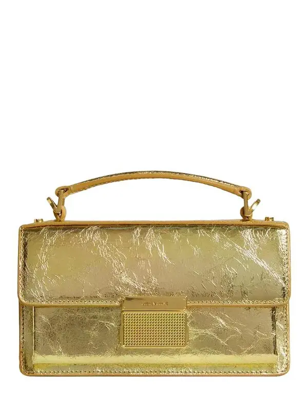 GOLDEN GOOSE Small Venezia Crossbody Bag - Gold