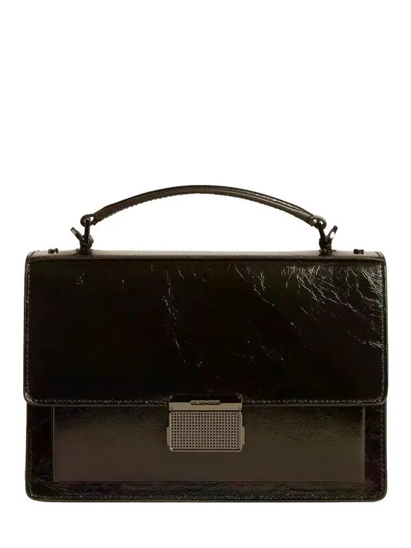 GOLDEN GOOSE Venezia Crossbody Bag - Black