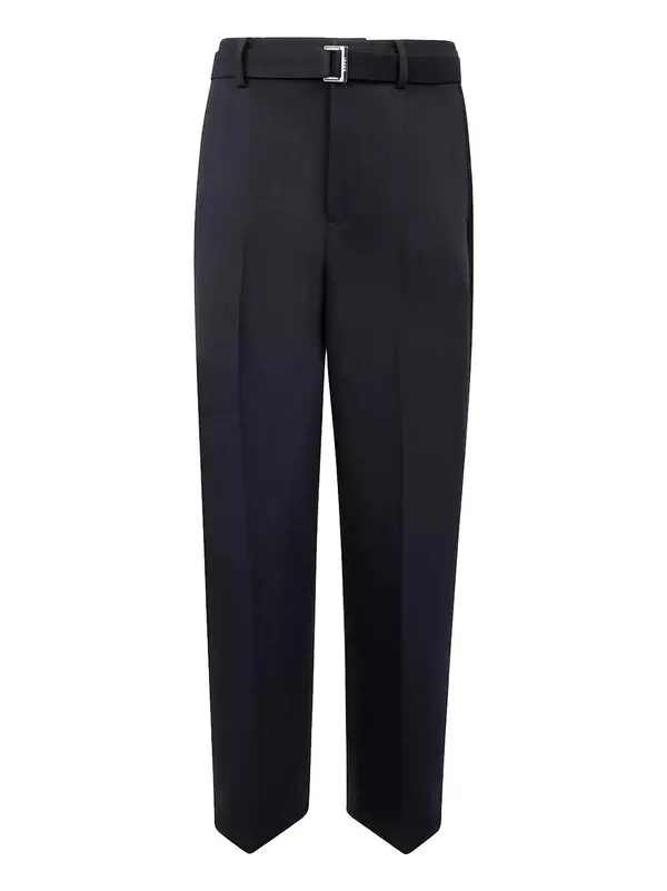Sacai Belted Trousers - Black