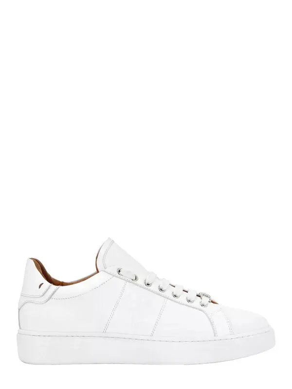 BILLIONAIRE Nappa Low-top Sneakers - White