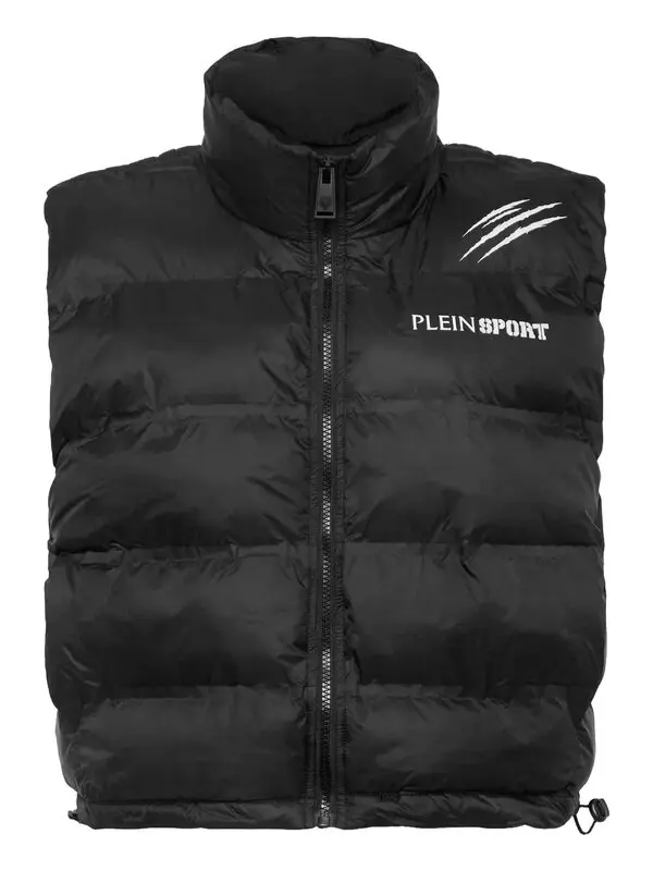 PLEIN SPORT Scratch Gilet - Black