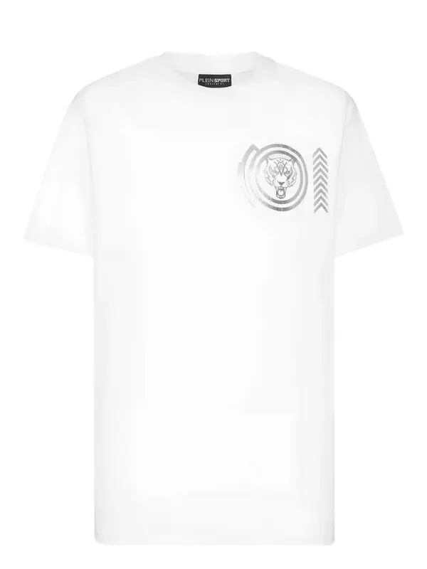PLEIN SPORT Lamina Tiger T-shirt - White