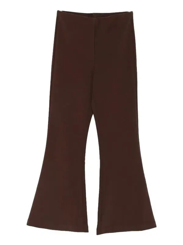 BY MALENE BIRGER Vilanna Ponte Jersey Trousers - Warm Brown