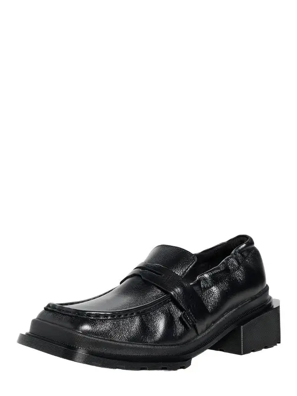 Dr. Martens Maybole Milled Gloss Loafers - Black