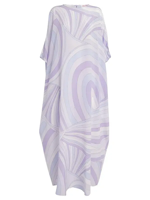 Emilio Pucci Iride Kaftan Maxi Dress - Purple