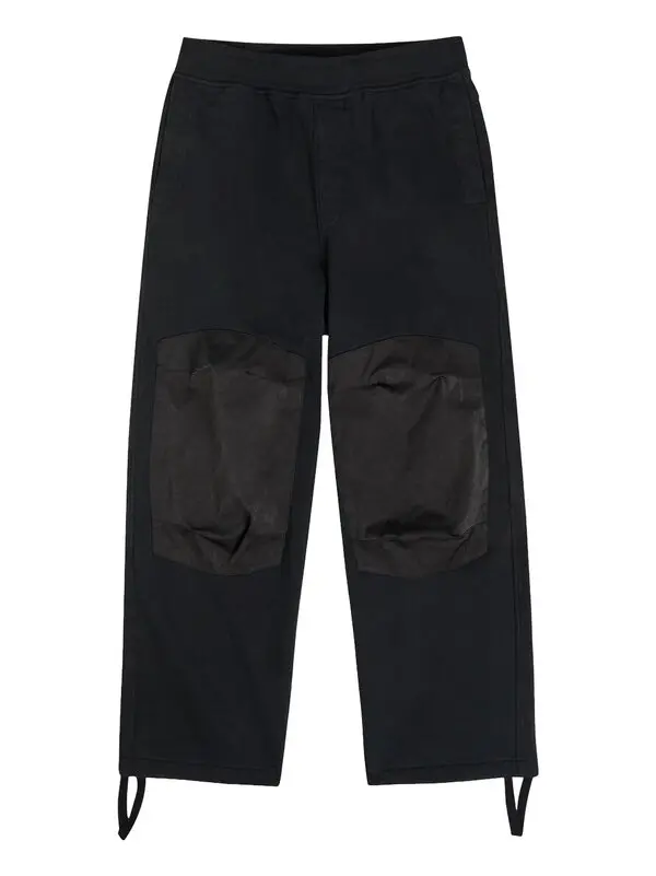 TEN C Panelled Cotton Sweatpants - Black
