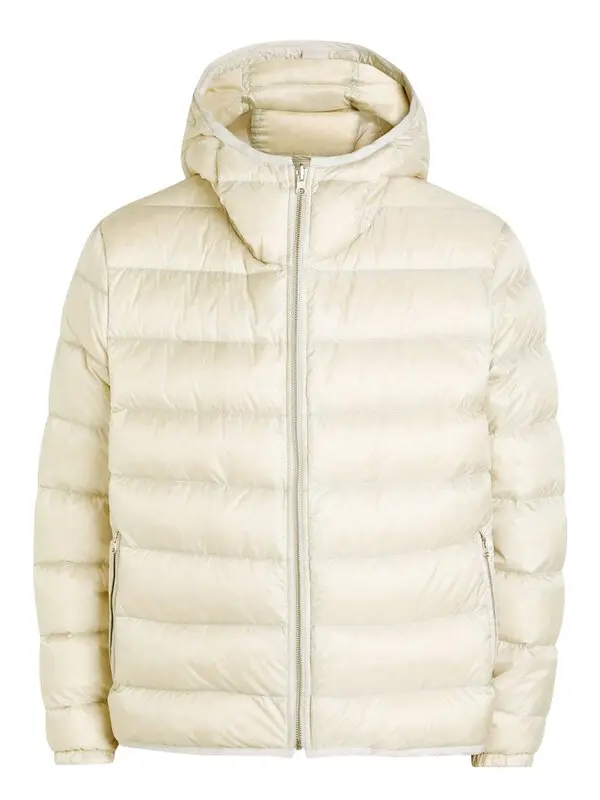 TEN C Padded Nylon Jacket - Beige