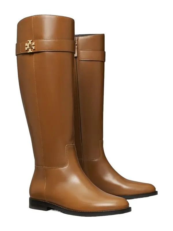 Tory Burch Turnlock Riding Boot - Sierra Cognac