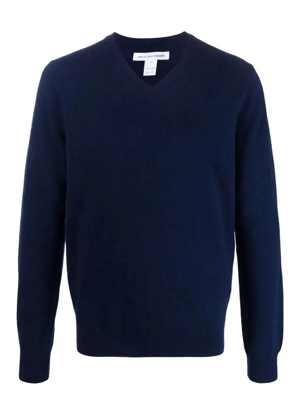 Comme Des Garçons Pullover Knit - 2 Navy