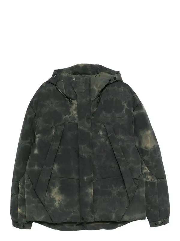 JG1 Tie-dye Hooded Outerwear - Green