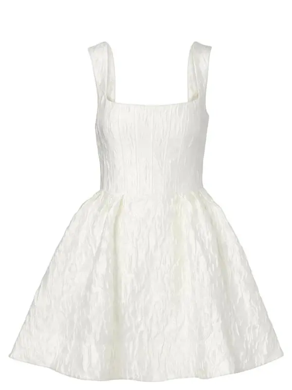 Rebecca Vallance Bridal Vanilla Dreams Bustier Mini Dress - White