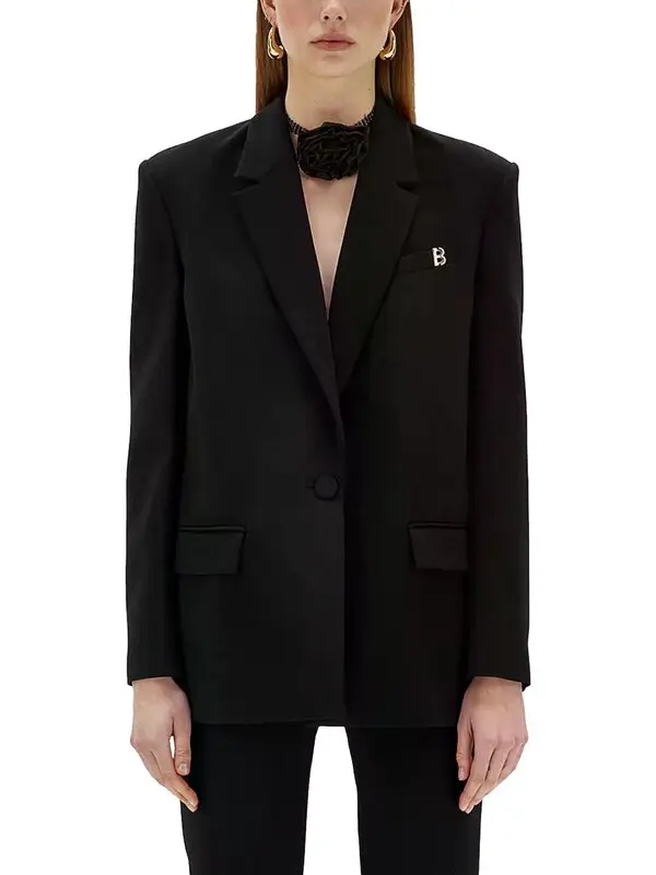 BLUGIRL Single-breasted Blazer - Black