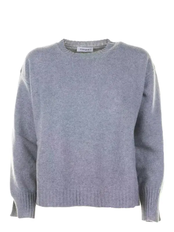 KANGRA Ribbed Knit Sweater - Grey