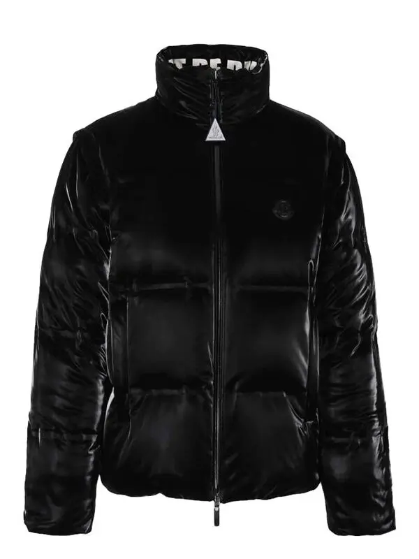 MONCLER GENIUS ASAP ROCKY Short Puffer Throttle - Red