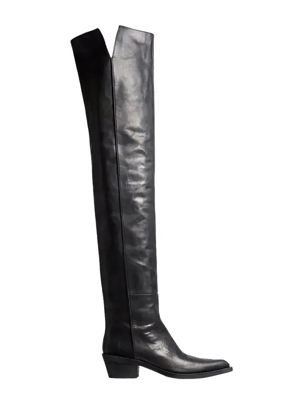 Khaite 35mm Clive Over-the-knee Boots - Black