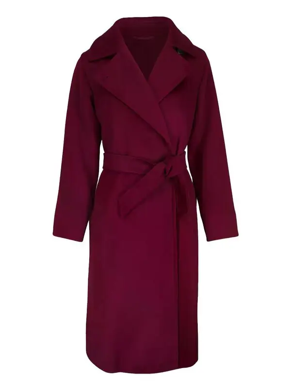 Max Mara Manuela Notched-lapel Coat - Red