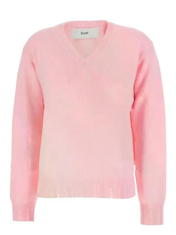 DUNST V-neck Sweater - Pink