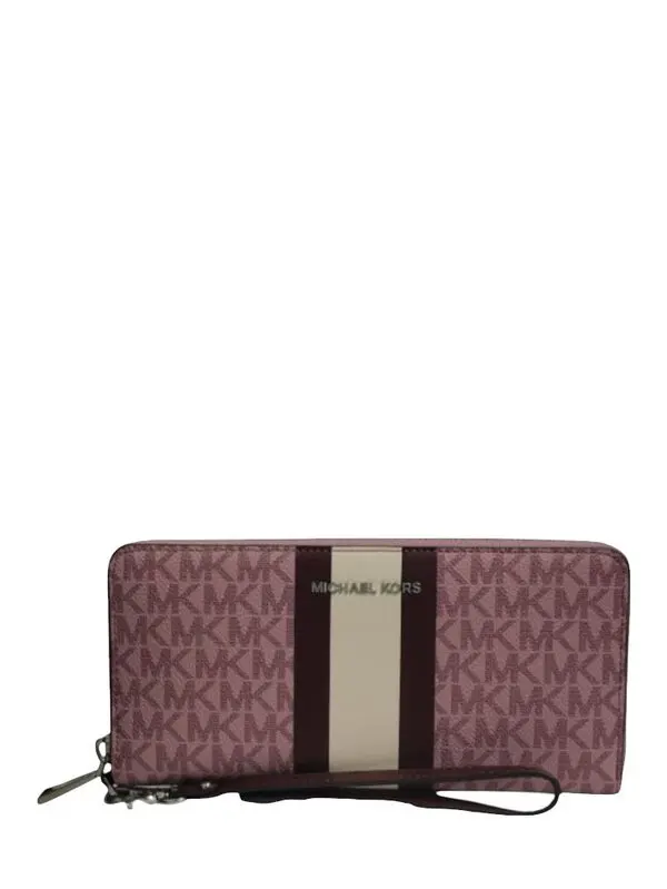Michael Kors Jet Set Travel Continental Wristlet - Royal Pink