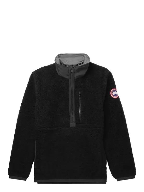 Canada Goose Renfrew Classic Badge Zip Fleece Jacket - Black