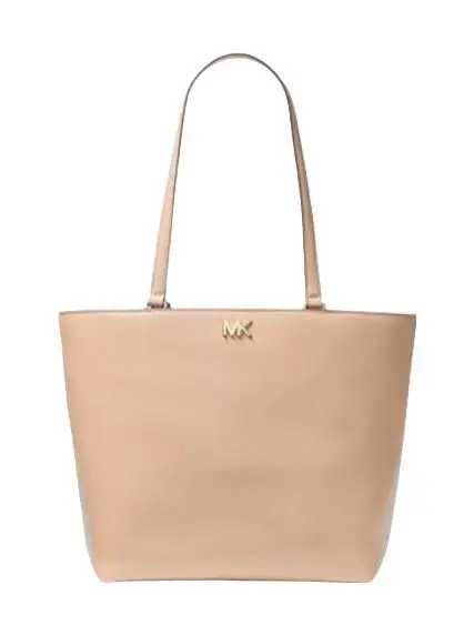 Michael Kors Mott Leather Tote - Oyster