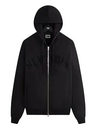 Kith X New York Yankees Braxton Full Zip Hoodie - Black