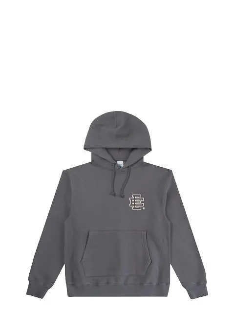 ERIC EMANUEL Ee Basic Hoodie - Charcoal/brown