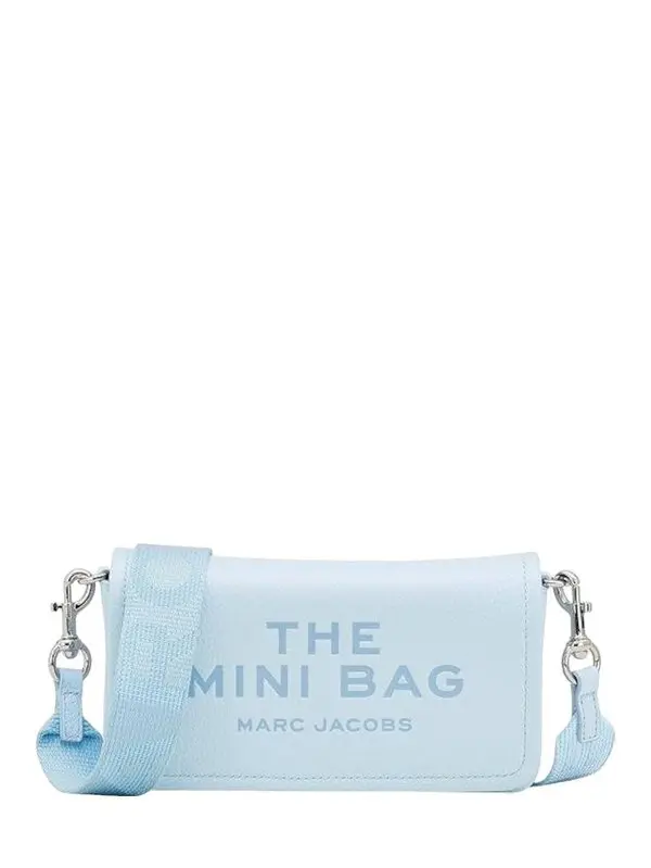 Marc Jacobs The Leather Mini Crossbody Bag - Cloud Blue