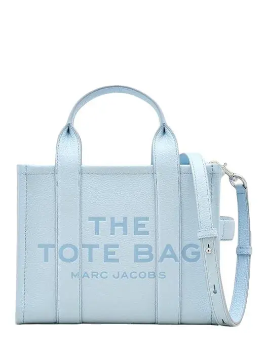 Marc Jacobs The Leather Small Tote Bag - Cloud Blue