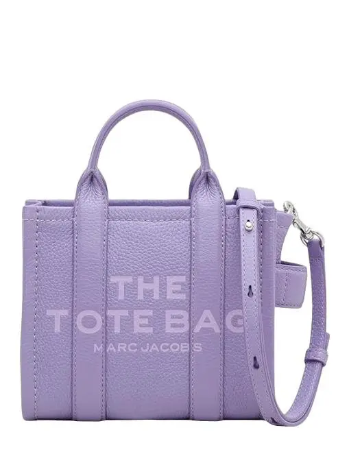 Marc Jacobs The Leather Crossbody Tote Bag - Lavender