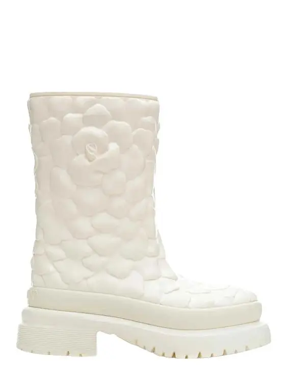 Valentino Garavani Atelier Rose Edition Rainboot Sneakers - White