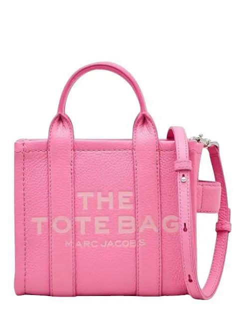 Marc Jacobs The Leather Crossbody Tote Bag - Petal Pink