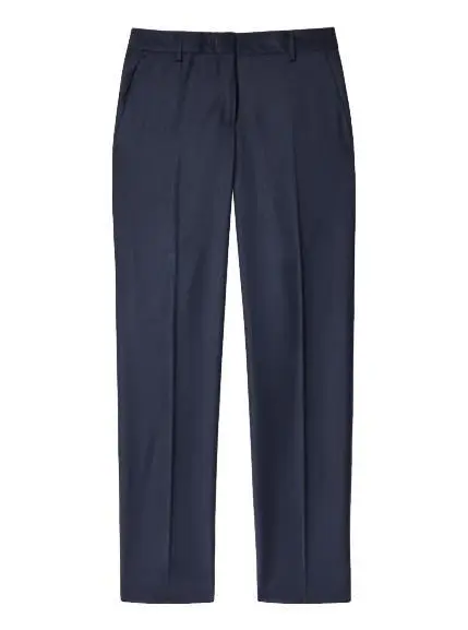 Paul Smith Slim-fit Wool-cashmere Flannel Trousers - Blue
