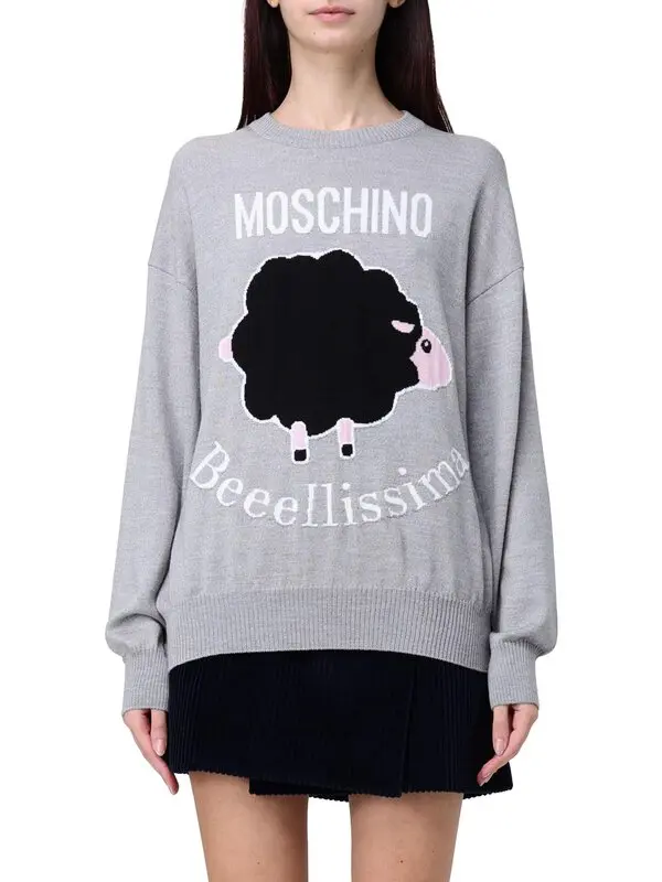 Moschino Pullover Sweater - Grey