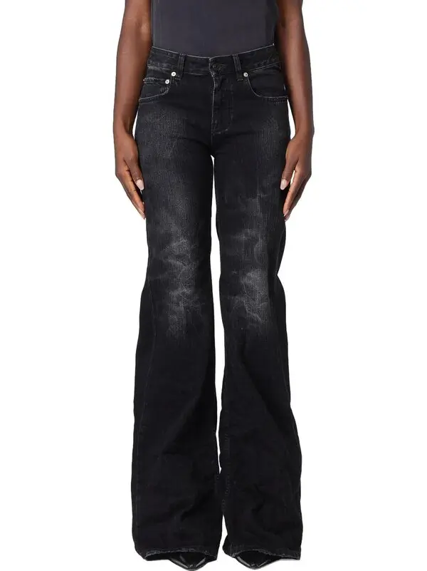 Balenciaga Wide Leg Jeans - Black