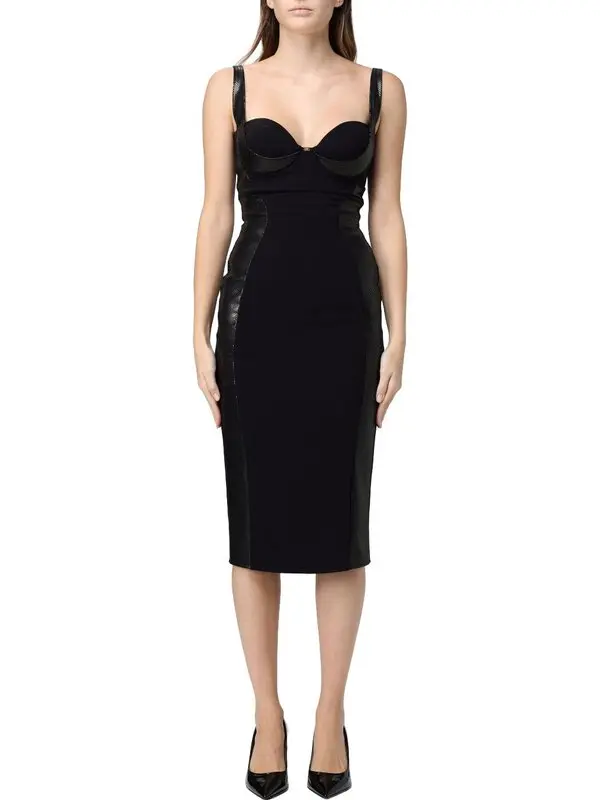 Elisabetta Franchi Sheath Dress - Black