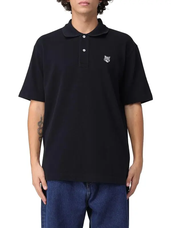 Maison Kitsuné Polo Shirt - Black