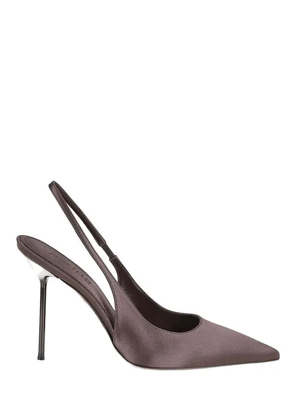 Paris Texas Slingback Pumps - Ebony