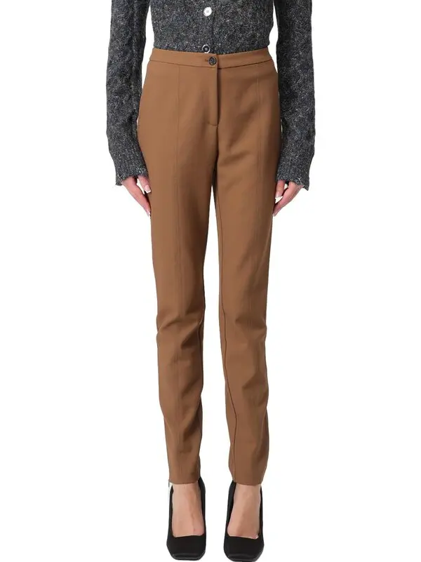 Pinko Straight Leg Trousers - Brown