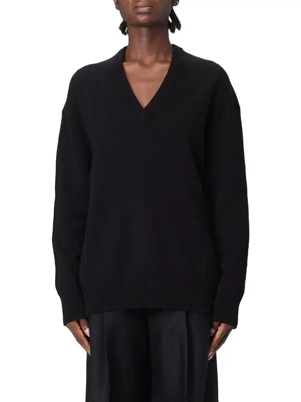 JIL SANDER Long Sleeve Sweater - Black