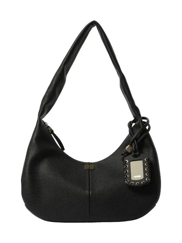 GANNI Shoulder Bag - Black