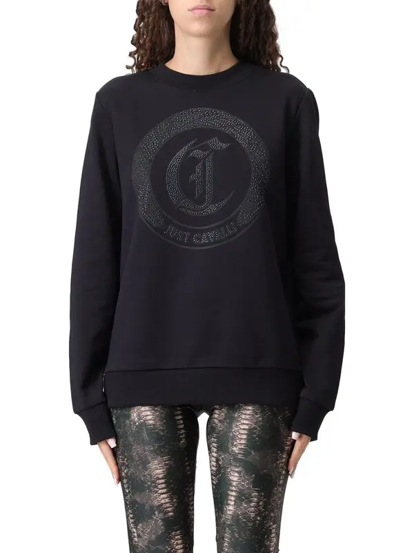 Just Cavalli Long Sleeve Sweatshirt - Black